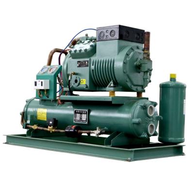 China The New Type of Water Chiller Semi-hermetic Reciprocating Condensing Unit Refrigeration Equipment Can Be Customized for sale