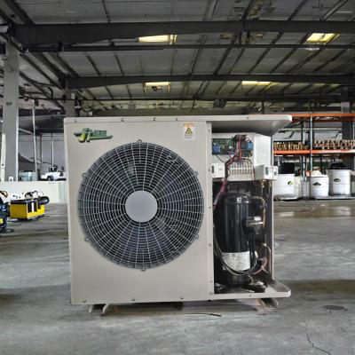 China L-shaped Stainless Steel Sealed Air-cooled Condensing Unit with 2HP-4HP Power Range for Refrigeration Parts for sale