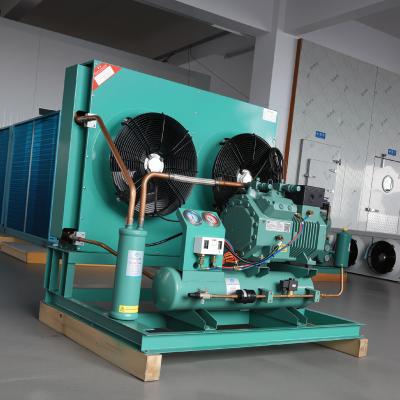 China H-type Compressor Condensing Unit Air-cooled Condenser Coil, with Fan Refrigeration Heat Exchange Equipment for sale