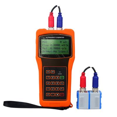 China Portable Flowmeter / Totameter / Effusion Meter Handheld Ultrasonic Flow Meter Sensor for sale