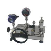 China Desktop Hydraulic Piston Calibrator Dead Weight Tester Pressure Gauge Calibration Equipment for sale