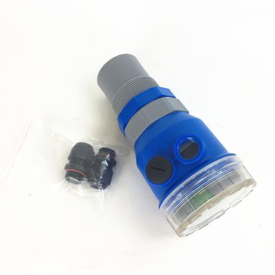 China Ultrasonic Level Meter Water Depth Sensor 4-20mA RS485 Modbus RTU IP67 Waterproof Tank Liquid Level Transmitter Non-Contact Measurement for Sewage Reservoir River Sump Pump Control Automation for sale