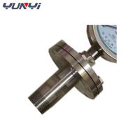 China Corrosion Resistant Stainless steel Diaphragm pressure gauge with Flange for sale