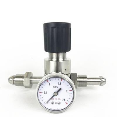 China Co2 Pressure Regulator High Pressure Regulator 6000 Psi Air Pressure Regulator Valve for sale