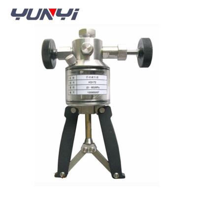 China Handheld Pressure Test Pump Calibrator Pressure Gauge Calibrator XYSB60  60MPa for sale