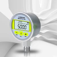 China Air Gas Oil Pressure Manometer High Precision 80mm Intelligent Digital Pressure Gauge for sale