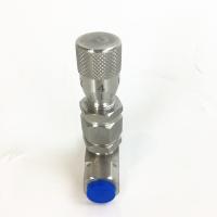 China Stainless Steel Micro Metering Needle Valve Gas Liquid One Way Needle Metering Valve for sale