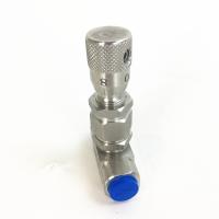 China Stainless Steel Micro Metering Needle Valve Gas Liquid One Way Needle Metering Valve for sale