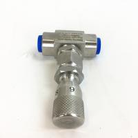 China Stainless Steel Micro Metering Needle Valve Gas Liquid One Way Needle Metering Valve for sale