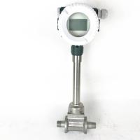 China Liquid DN100 Flanged Connection Vortex Flow Meter Pipe Line for sale