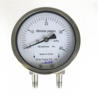 China Stainless Steel Differential Pressure Gauge Liquid Manometer for sale