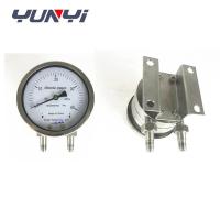 China Pointer Type Stainless steel Differential Pressure Gauge For Gas 100mm for sale