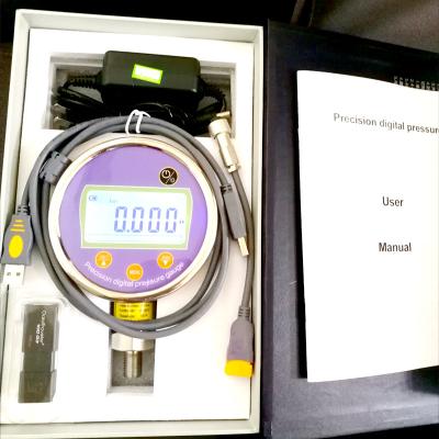 China High Precision Digital Pressure Gauge Data Logger Storage 50000 Datas for sale