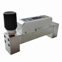 China Digital Argon Gas Medical Oxygen O2 Air Mass Flow Meter With Controller for sale