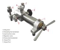 China 60MPa Hand Pump Pressure Calibrator / Hydraulic Pressure Calibration For Multiple Range for sale