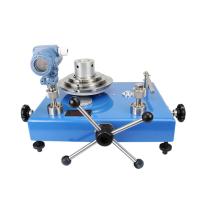 China 100Mpa Digital Pressure Gauge Piston Dead Weight Tester Calibration For Oil Industry for sale