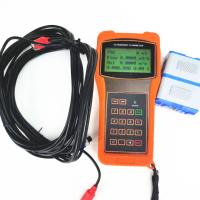 China Handheld Ultrasonic Water Flow Meter RS485 Ultrasone Flowmeter Sensor 4-20mA for sale