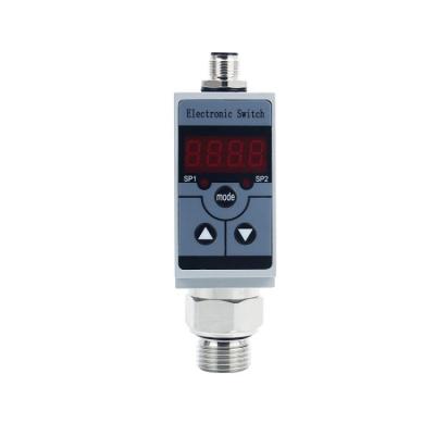 China Intelligent Digital Differential Pressure Switch Sensor PNP Relay Pressure Controller for sale