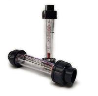 China Anti Corrosion UPVC PVC Flowmeter Plastic Tube Rotameter for sale