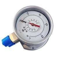 China 100mm Gas Liquid Differential Pressure Gauge For Water Anti Corrosion for sale