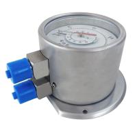 China 100mm Gas Liquid Differential Pressure Gauge For Water Anti Corrosion for sale