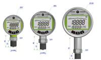 China Free Shipping Negative Digital Pressure Gauge Manometer 100Psi Air Differential Pump 80mm for sale