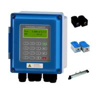 China TUF-2000B Wall Mounted Ultrasonic Flowmeter External Clip On Ultrasonic Flow Meter for sale
