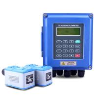 China TUF-2000B Wall Mounted Ultrasonic Flowmeter External Clip On Ultrasonic Flow Meter for sale