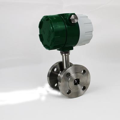 China Industrial Gas Liquid Turbine Water Flow Meter For Chemical Industry for sale
