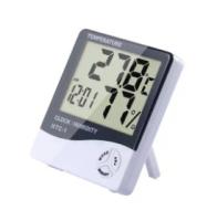China Multifunction Digital Display Indoor Temperature And Humidity Gauge Meter Thermometer Hygrometer Monitor for sale