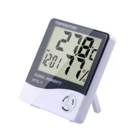 China Multifunction Digital Display Indoor Temperature And Humidity Gauge Meter Thermometer Hygrometer Monitor for sale