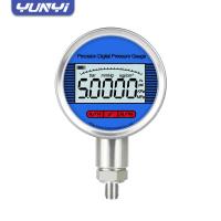 China Yunyi High Precision 0.2/0.5% Stainless Steel Digital Pressure Gauge for sale