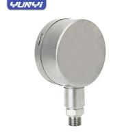China Digital Pressure Gauge With Pressure Relief Valve Stainless Steel Case For Gas And Liquid Application for sale
