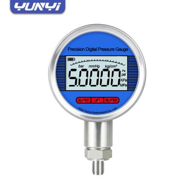China Battery Powered YK-100 Digital Pressure Gauge Remote Monitoring 4-20mA Water Oil Air Pressure Sensor for sale