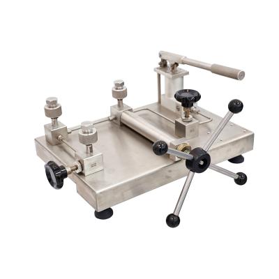 China Yunyi Factory Higher Accuracy Pressure Gauge Calibrator Hydraulic Calibrate Pressure Gauge Dead Weight Tester for sale