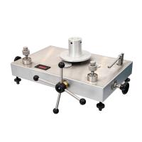China 5~250MPa Oil Operated Hydraulic Pressure Dead Weight Tester Pressure Gauge Tester for sale