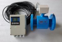 China Yunyi Remote LCD PTFE Electromagnetic Flow Meter Food Grade Magnetic Flowmeter for sale