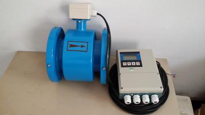 China Yunyi Remote LCD PTFE Electromagnetic Flow Meter Food Grade Magnetic Flowmeter for sale