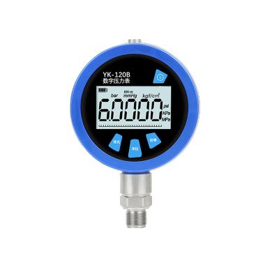 China 100mm Dial Size YK-120B Digital Pressure Gauge High Frequency and Precision for Accurate Air Pressure Measurement for sale