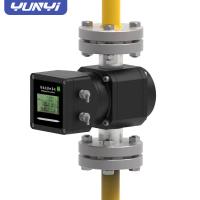 China Yunyi Intelligent Digital Smart Methane Gas Flow Meter LPG Roots Inline Flue Gas Flow Meter OEM Customizable Roots Flowmeter for sale