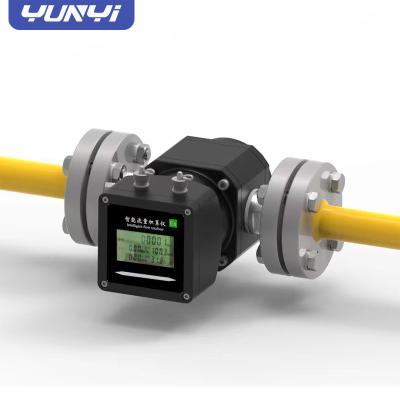 China Yunyi Smart Intelligent Digital Industry Smart Natural Lpg Gas Flow Meter Turbine Pipeline Roots Flow Meters for sale