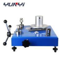 China Automatic Stainless Steel 5~250MPa Oil Operated Hydraulic Pressure Dead Weight Tester with Pressure Gauge for sale