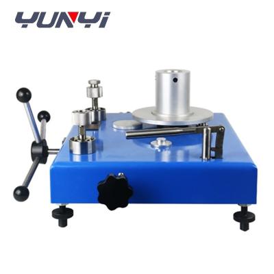 China Automatic Stainless Steel 5~250MPa Oil Operated Hydraulic Pressure Dead Weight Tester with Pressure Gauge for sale