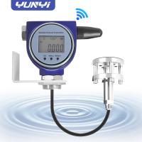 China Yunyi Sanitary Double Flange Wireless Level Sensor Non Clog LCD CIP Cleanable Food Processing for sale