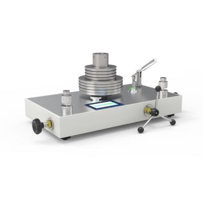 China DK Series Piston Pressure Gauge Demagnetized Stainless Steel Weights Low-Position Liquid Piston Interchangeable Range for sale
