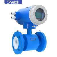 China Sanitary 3A Certified Electromagnetic Flow Meter Magnetic Flowmeter with Display for Pure Water Juice Pharmaceutical Industry for sale