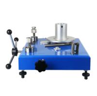 China Dead Weight Tester Designed for High Accuracy Pressure Calibration Using Isooctyl Sebacate Working Fluid and Stable Core for sale