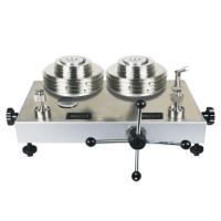 China Dead Weight Tester with integrated main and auxiliary piston manometer system enabling calibration and accurate piston area calculation for sale