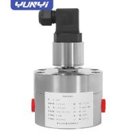 China Yunyi Oval Gear Flow Meter Positive Displacement for High Viscosity Fuel Oil Diesel Hydraulic Fluid Resin for sale