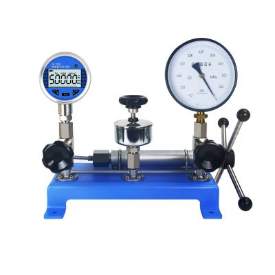 China YX-60 Digital Handheld Pressure Calibrator Portable Hydraulic Tester for Gauge Sensor Calibration with Durable Stainless Steel Cas for sale